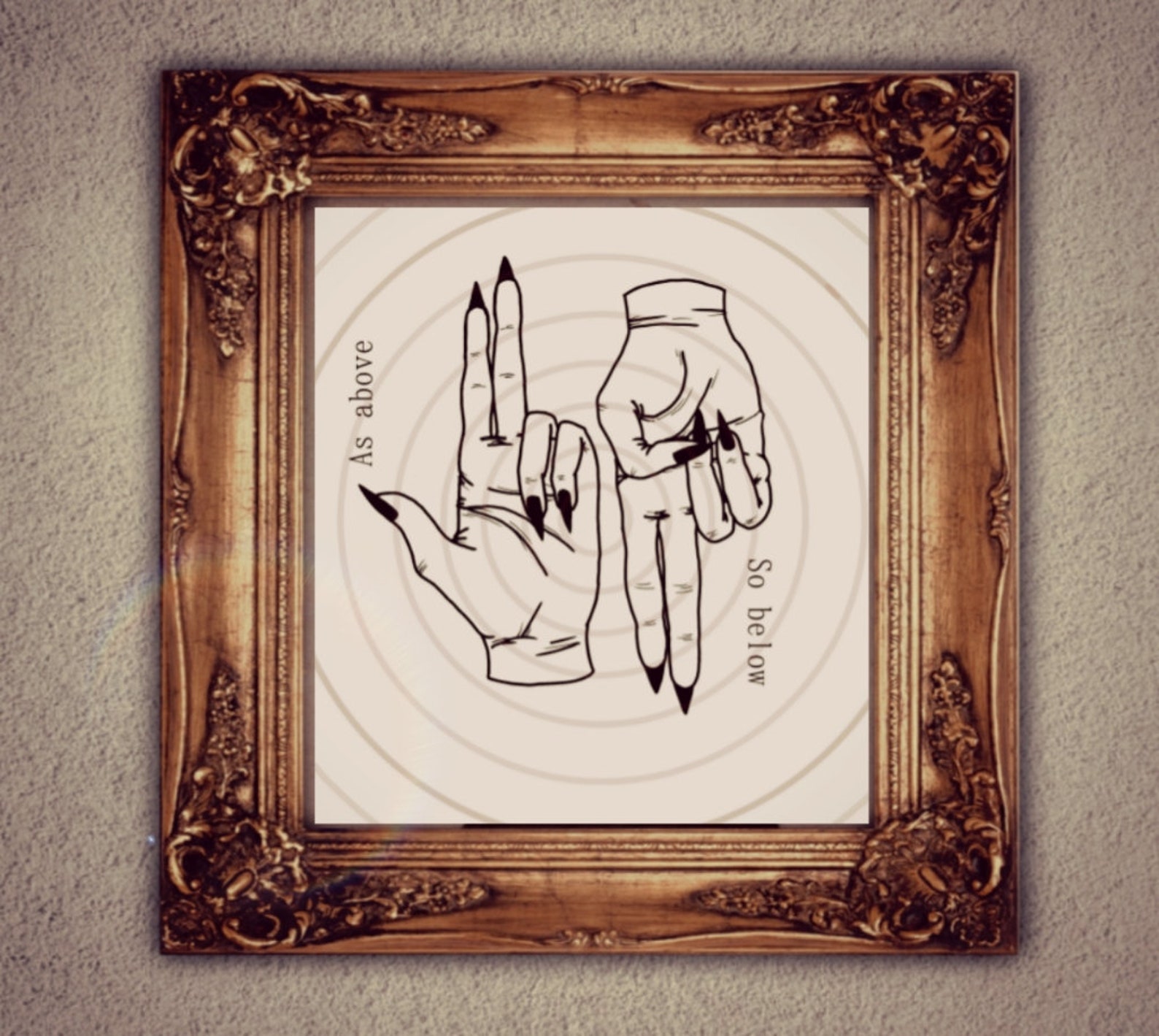 As Above so Below Hands Digital Download Print - Etsy