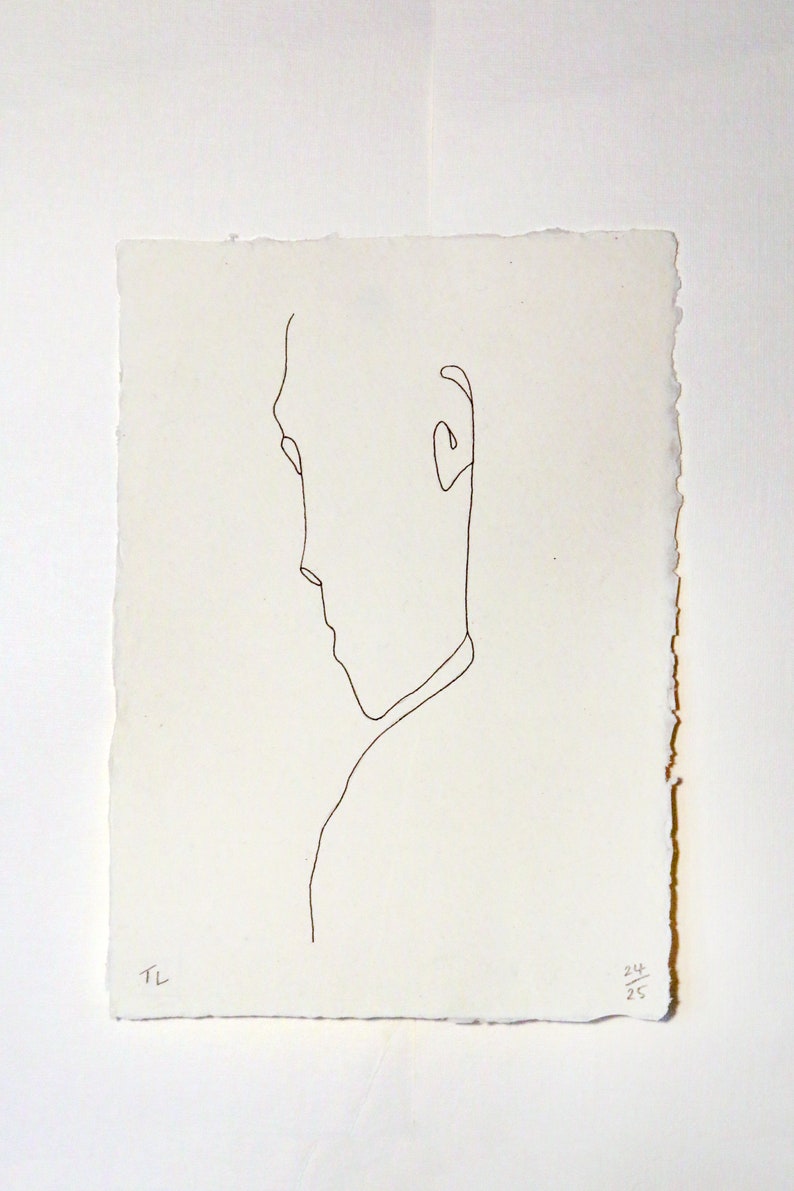 Limited Edition A6 Card Hand Drawing on Recycled Cotton Paper - Etsy