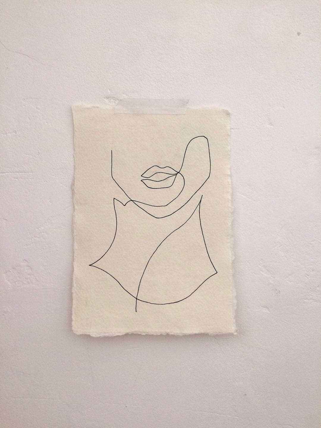 A5 Limited Edition Hand Drawn Print Fine Line Portrait - Etsy