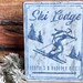 Ski Sign / Winter Decor / Ski Lodge Sign / Ski Rental Sign / Vintage ...