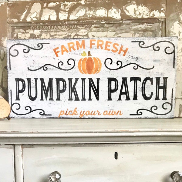 Pumpkin Patch Sign - Etsy