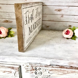 Spring Sign / Flower Market Wood Sign / Antique Farmhouse Sign ...