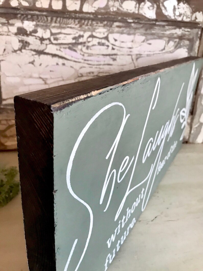 Bible Verse Sign / Inspiring Quote Sign / Proverbs 31 / | Etsy