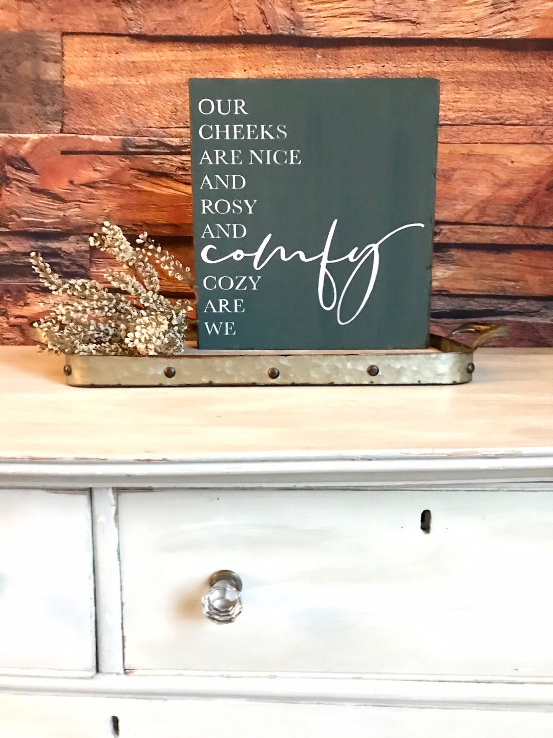 Christmas Wood Sign / Sleigh Ride Sign / Cozy Christmas Sign / Our ...