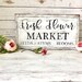 Spring Sign / Flower Market Wood Sign / Antique Farmhouse Sign - Etsy