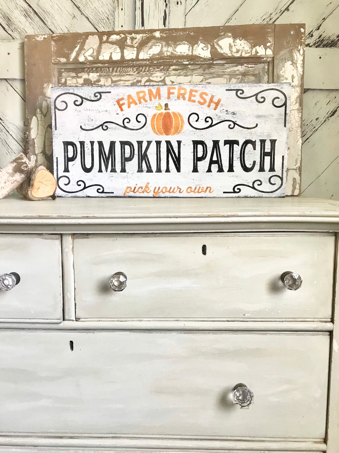 Pumpkin Patch Sign / Large Fall Sign / Vintage Fall Wood Sign / Fall ...