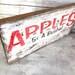 Fall Apple Sign Decor Antique Style Chippy Sign Apples 5 - Etsy