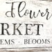 Spring Sign / Flower Market Wood Sign / Antique Farmhouse Sign - Etsy