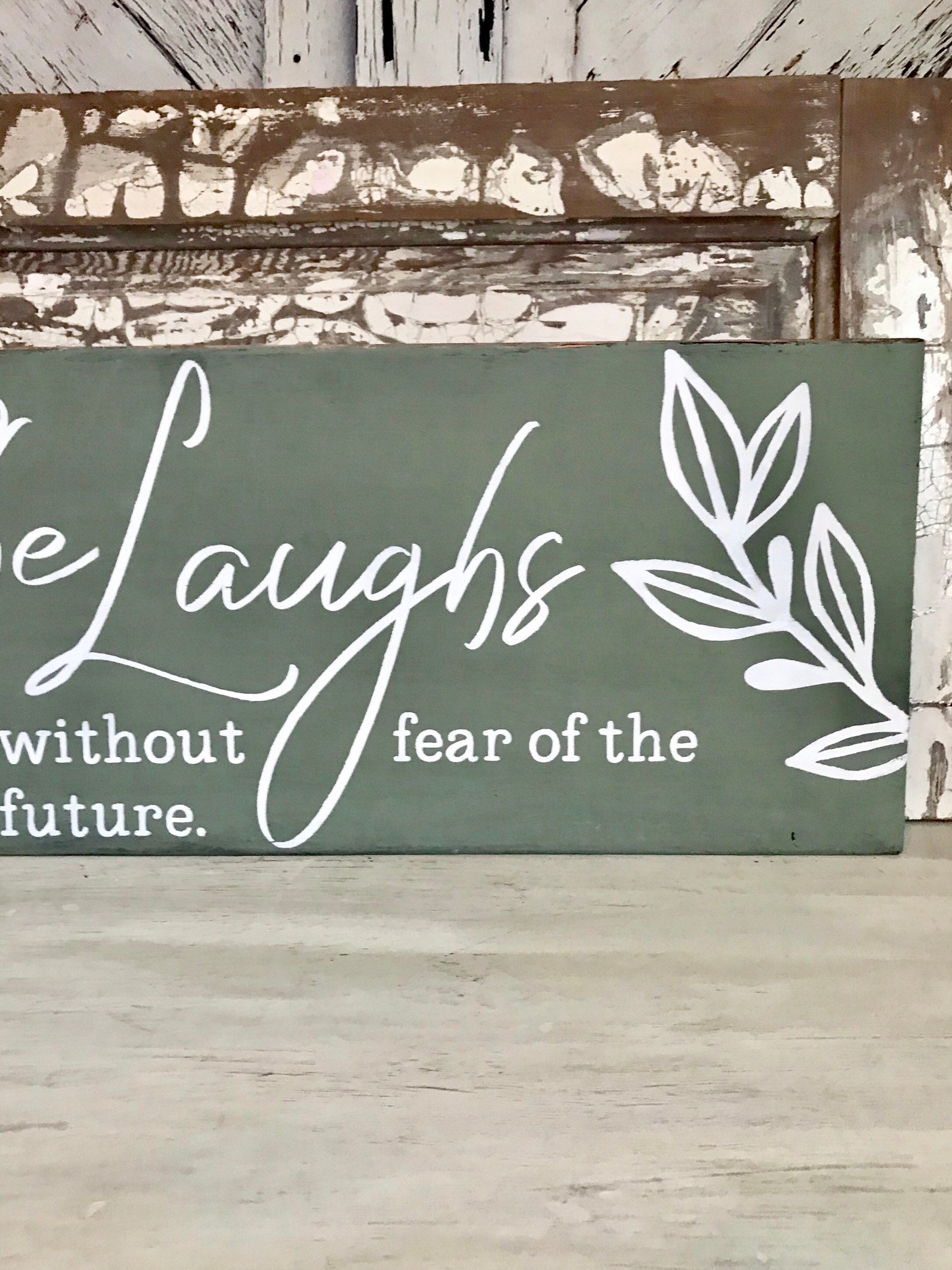 Bible Verse Sign / Inspiring Quote Sign / Proverbs 31 / | Etsy