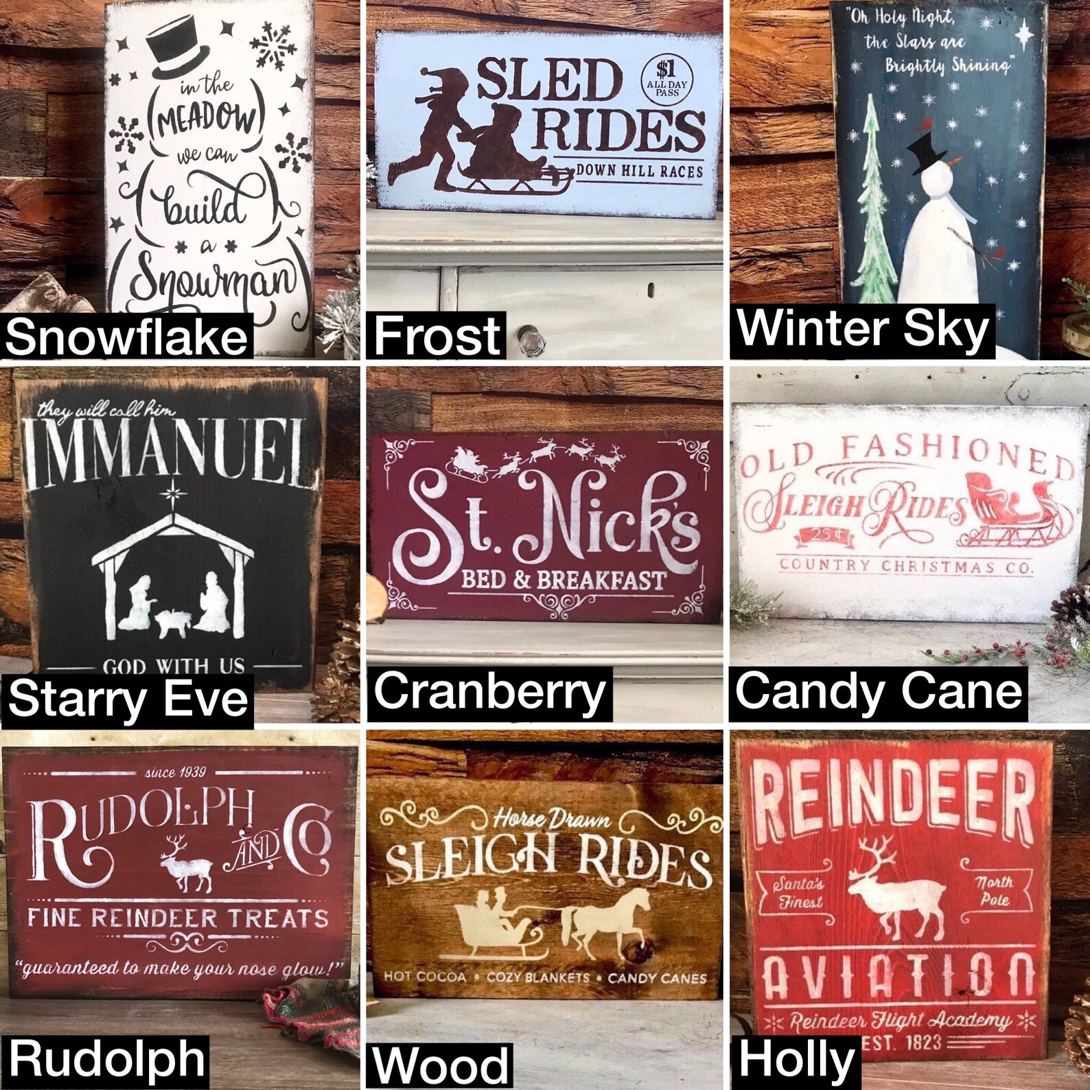 Snowman Sign / Winter Wonderland Sign / Christmas Decoration / - Etsy