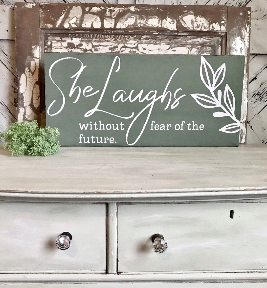 Bible Verse Sign / Inspiring Quote Sign / Proverbs 31 / Christian ...