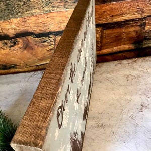 Rustic Christmas Sign / Over the River and Through the Woods / Sleigh ...