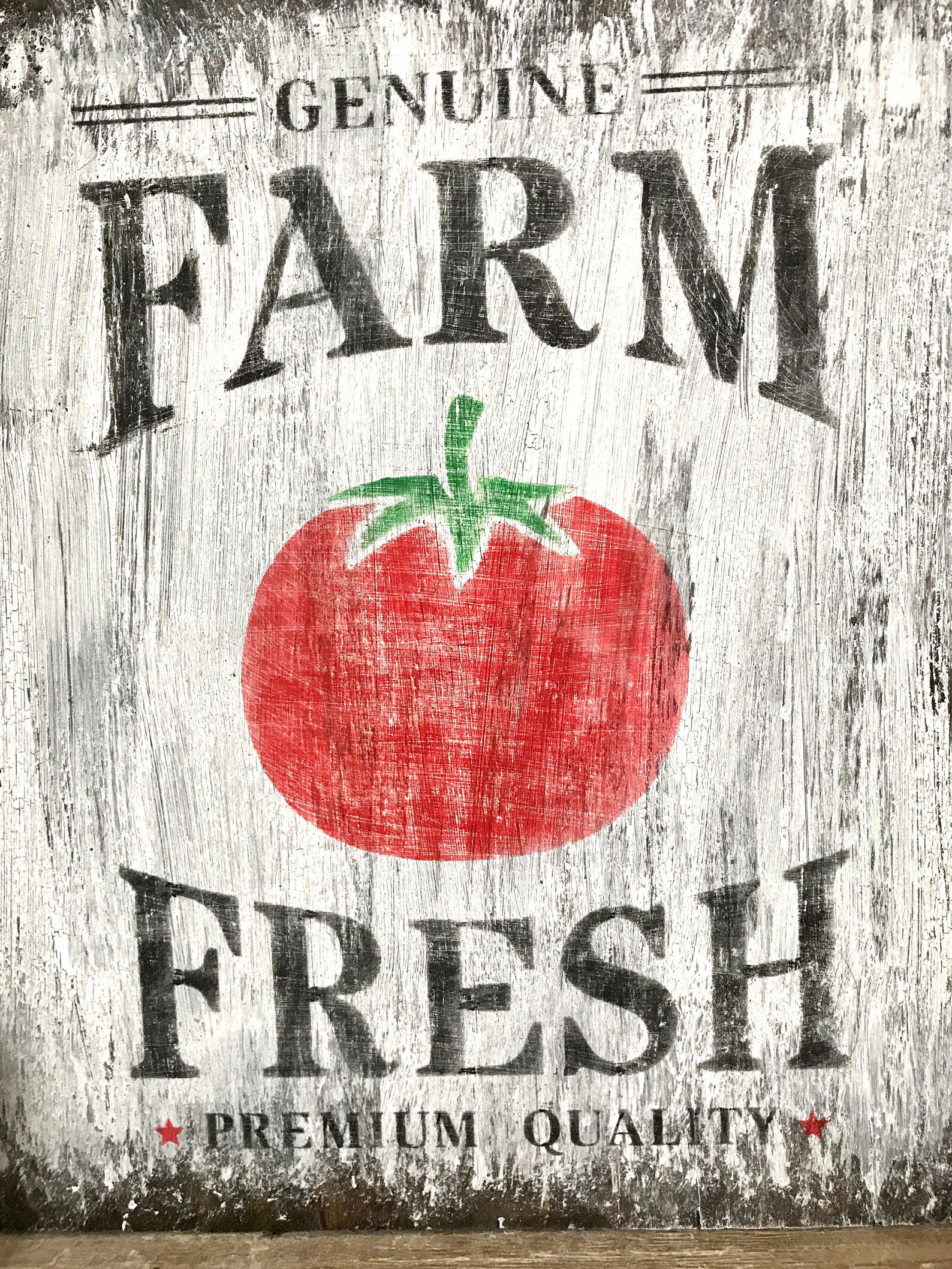 Tomato Sign Kitchen Veggie Wood Sign Farm Freah Tomatoes | Etsy