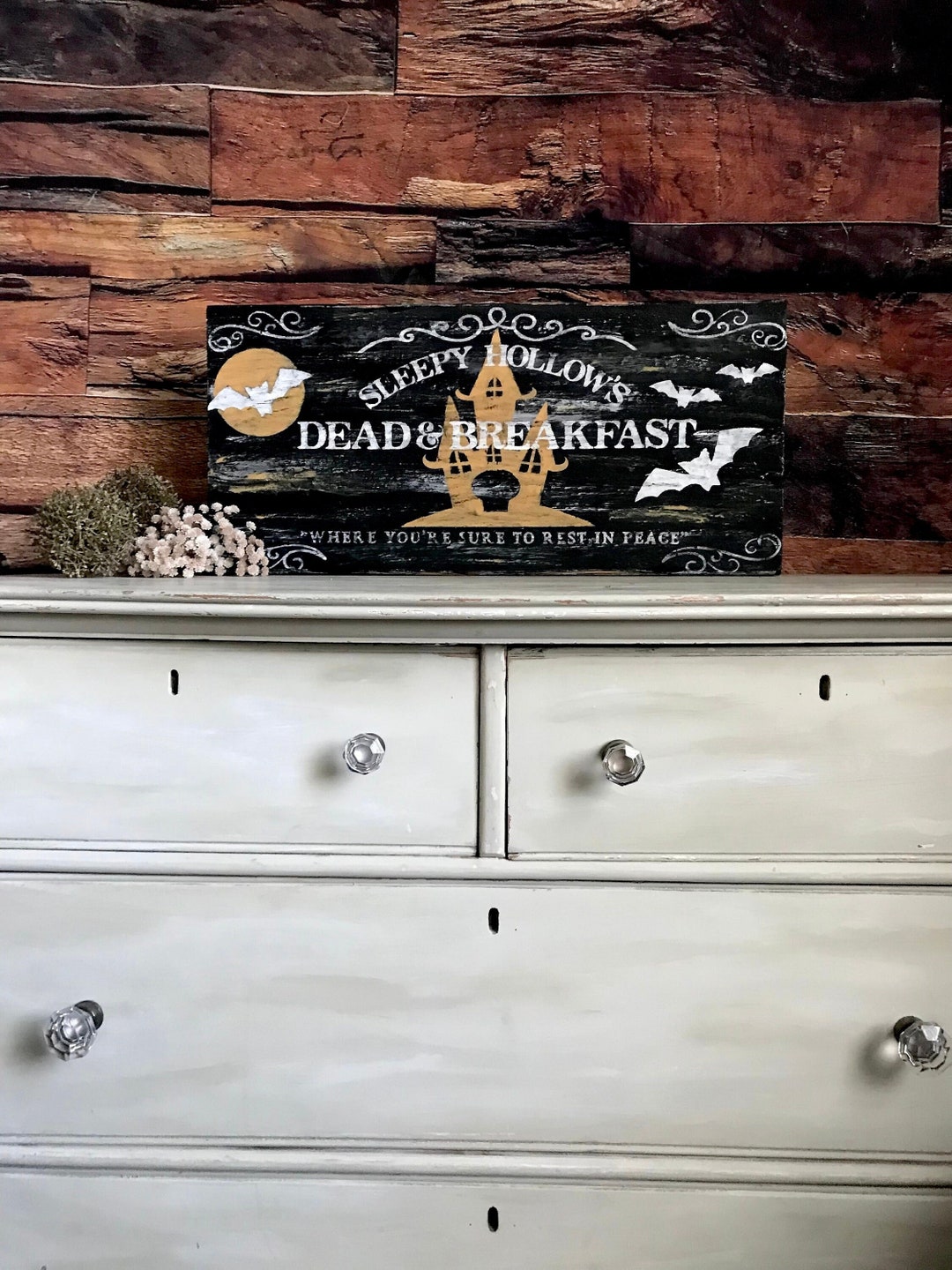 Halloween Decor / Haunted House / Halloween Mansion / Rustic Halloween ...