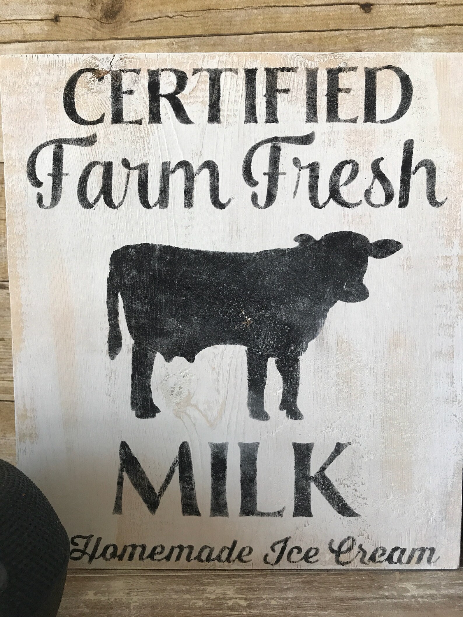 Country Sign / Farm Fresh Milk / Rustic Farmhouse Kitchen - Etsy