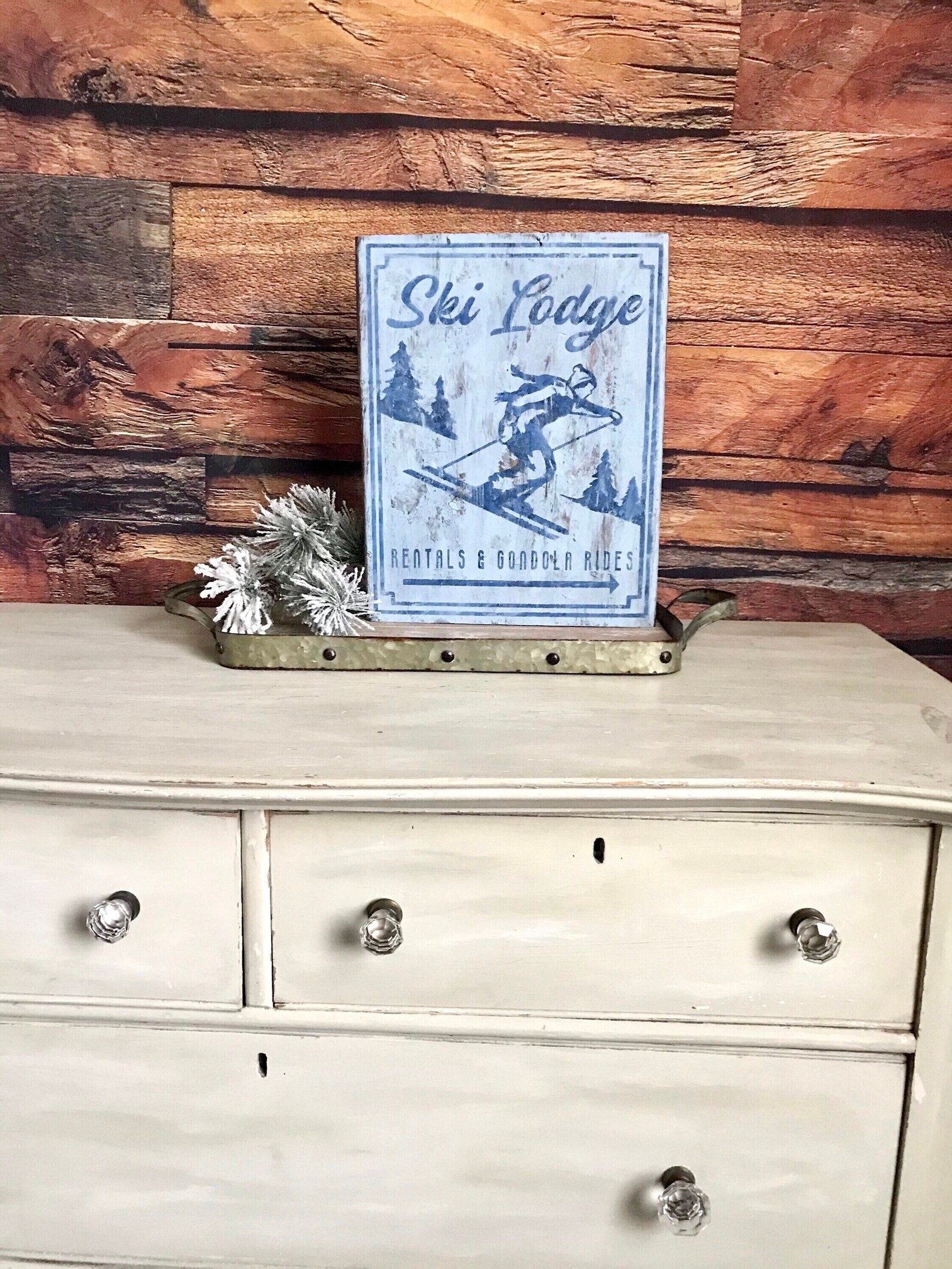 Ski Sign / Winter Decor / Ski Lodge Sign / Ski Rental Sign / - Etsy