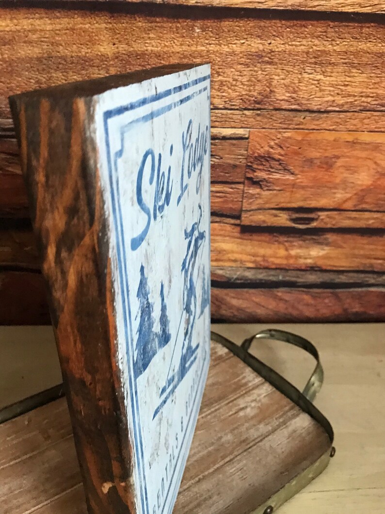 Ski Sign / Winter Decor / Ski Lodge Sign / Ski Rental Sign / - Etsy