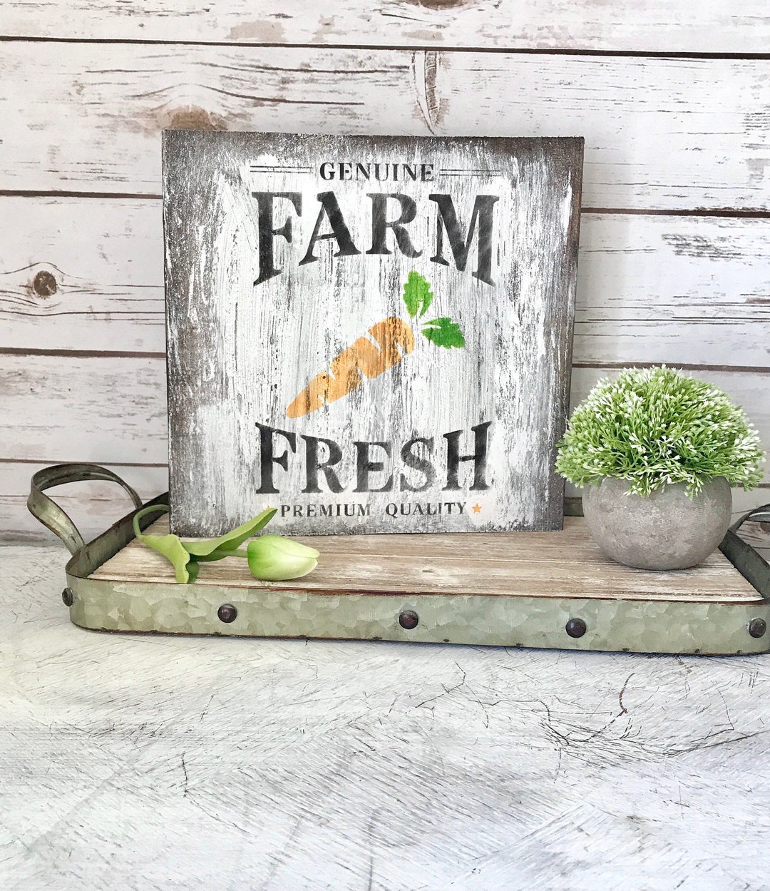 Easter Carrot Sign / Garden Sign Decor / Gardening Gift / Vegetable ...
