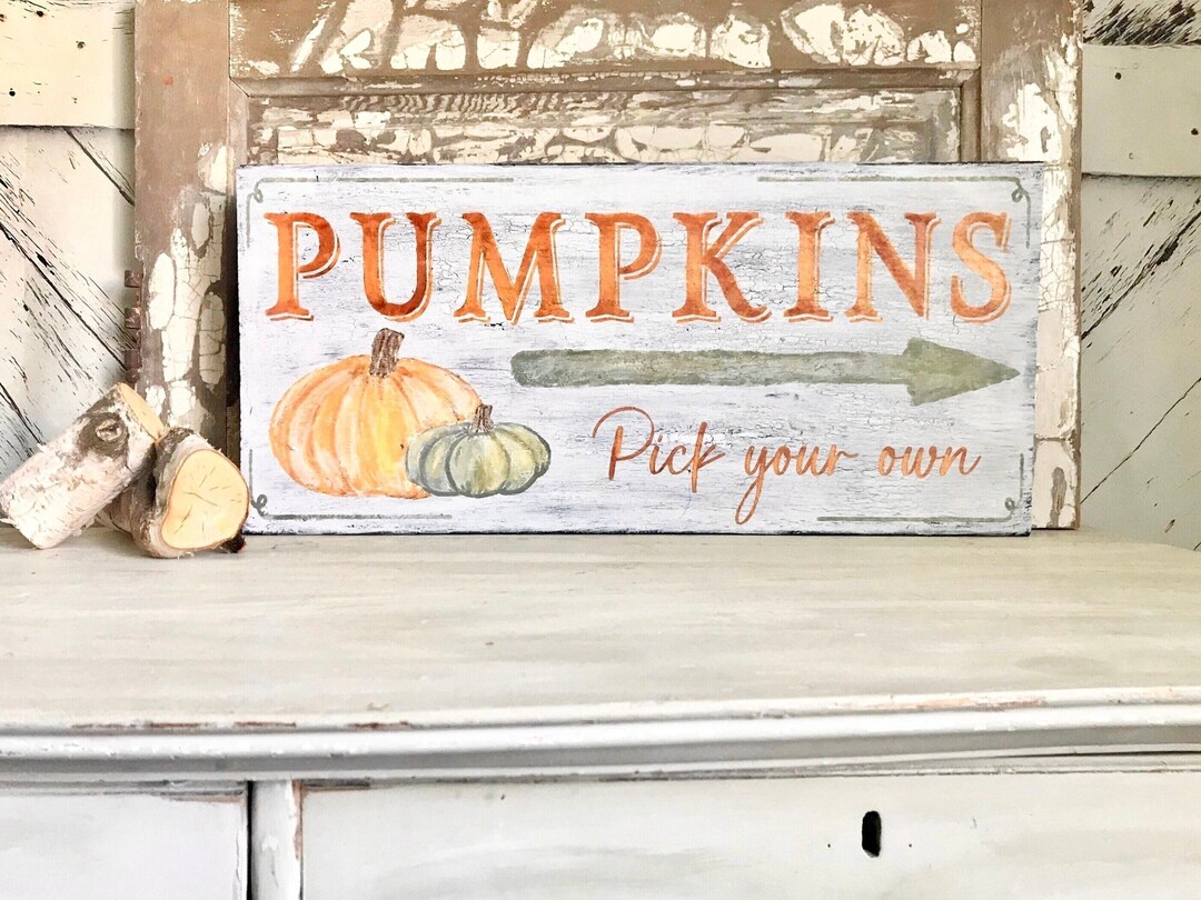 Pumpkin Patch Porch Sign / Fall Porch Decor / Autumn Decor / Heirloom ...