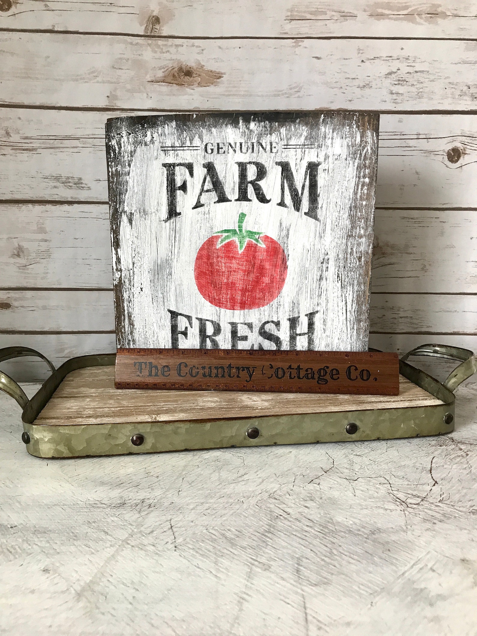 Tomato Sign Kitchen Veggie Wood Sign Farm Freah Tomatoes | Etsy