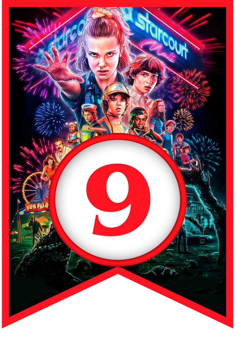 Stranger Things Banner Instant download | Etsy