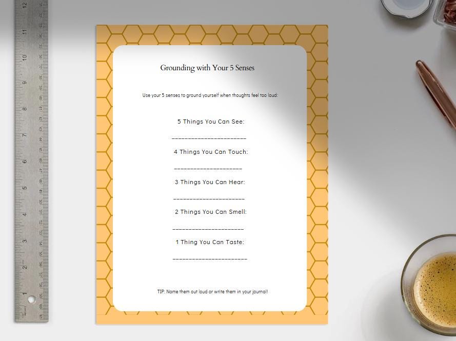 BEE Kind to Yourself Workbook | Printable OCD Coping Toolkit for Kids ...
