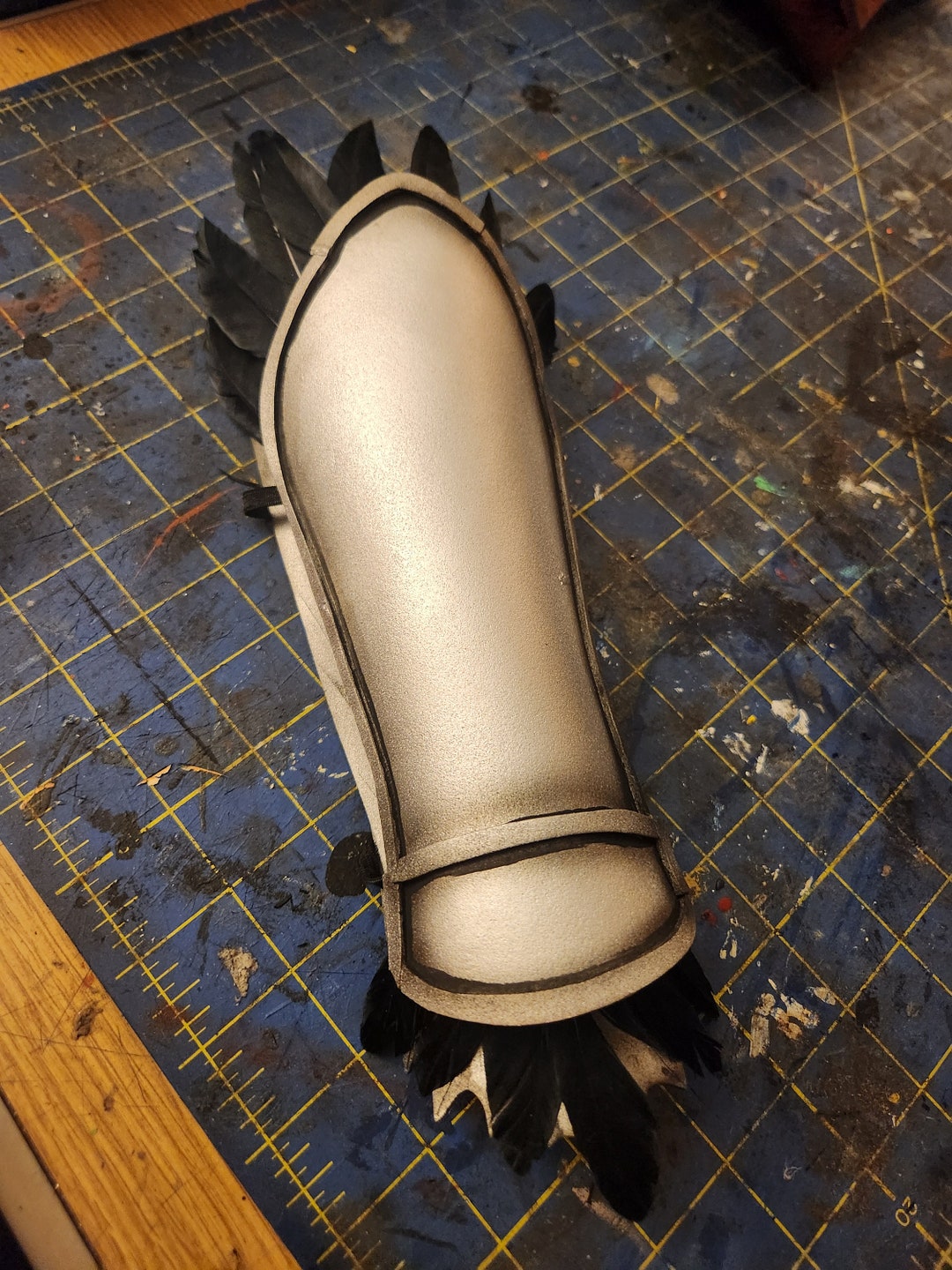 CURSED Raven Feathered Bracer - Etsy