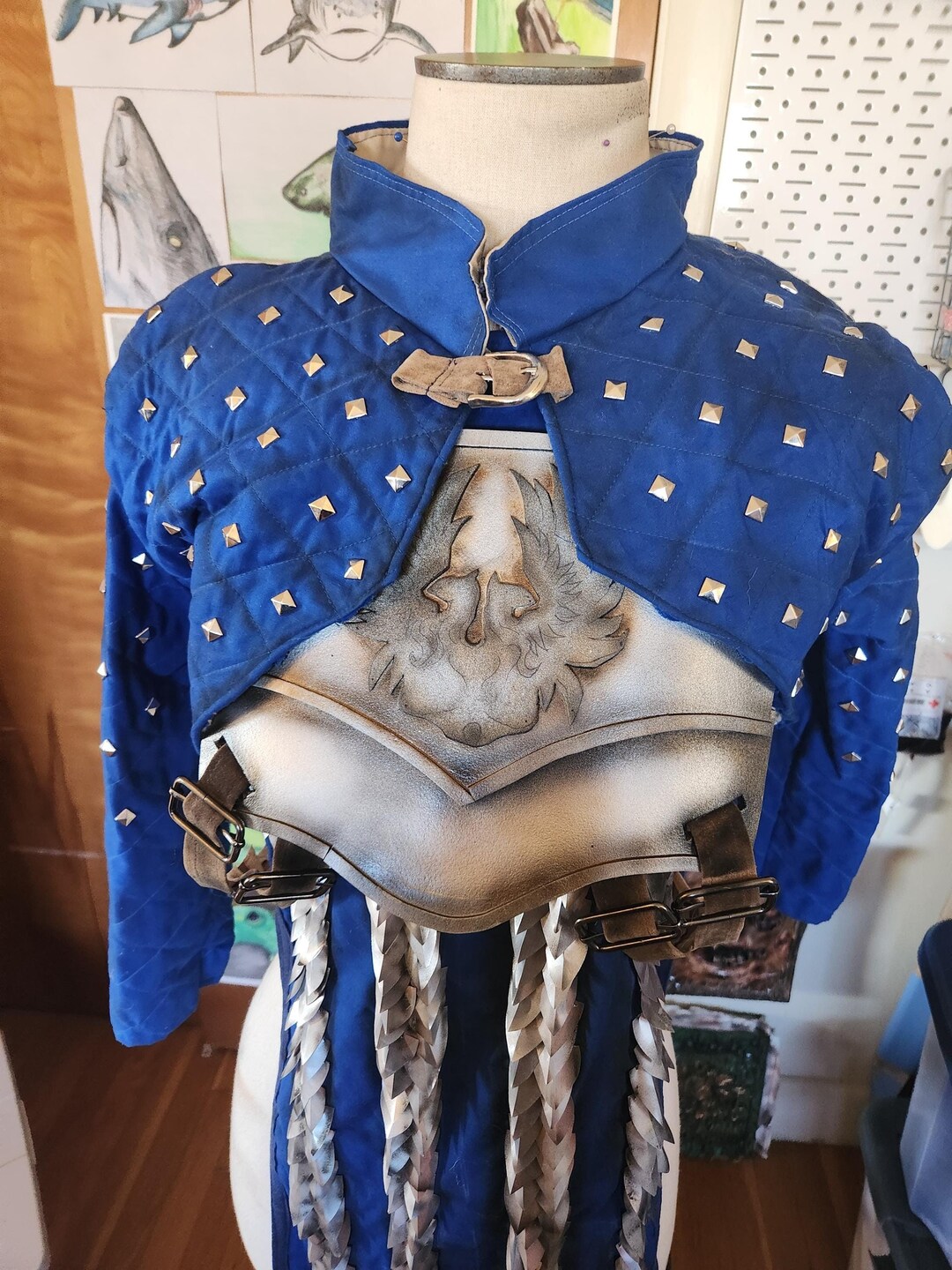 Kids Knight Blue Costume Cosplayer Larp - Etsy
