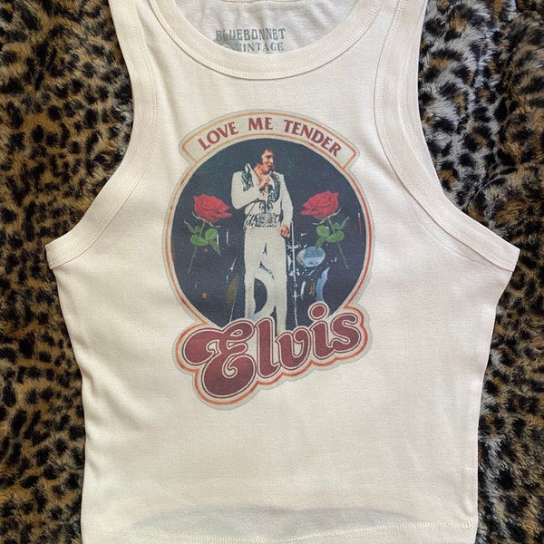 Elvis Presley Crop Top - Etsy