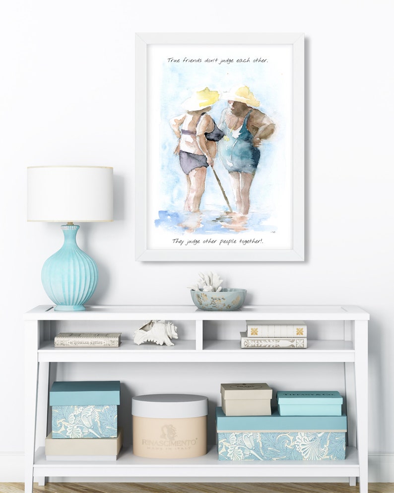 Funny Watercolor Painting Art Humor Meme Wall Art New Home - Etsy