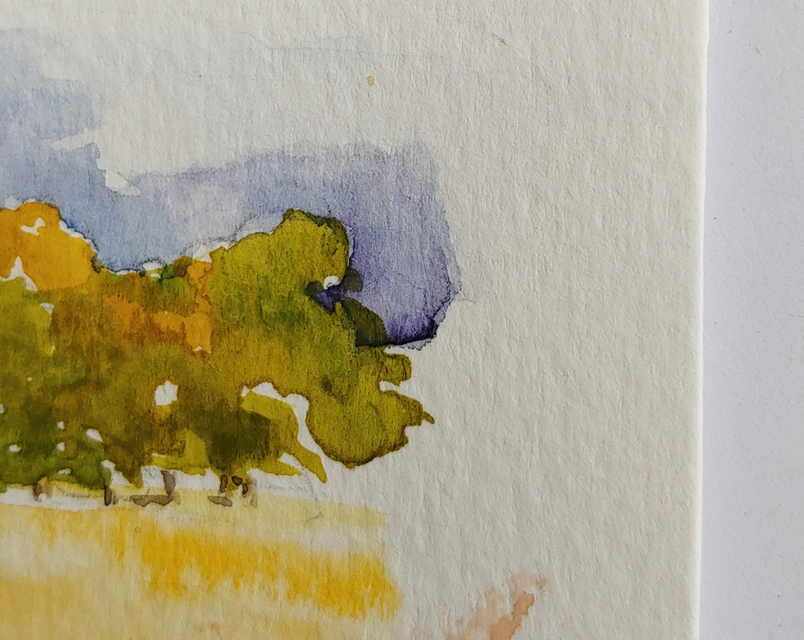 Large Abstract Wall Art Watercolor Art Print Nature Art | Etsy