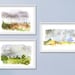 Landscape Print Set of 3, Landscape Painting Prints, Wall Gallery Set ...