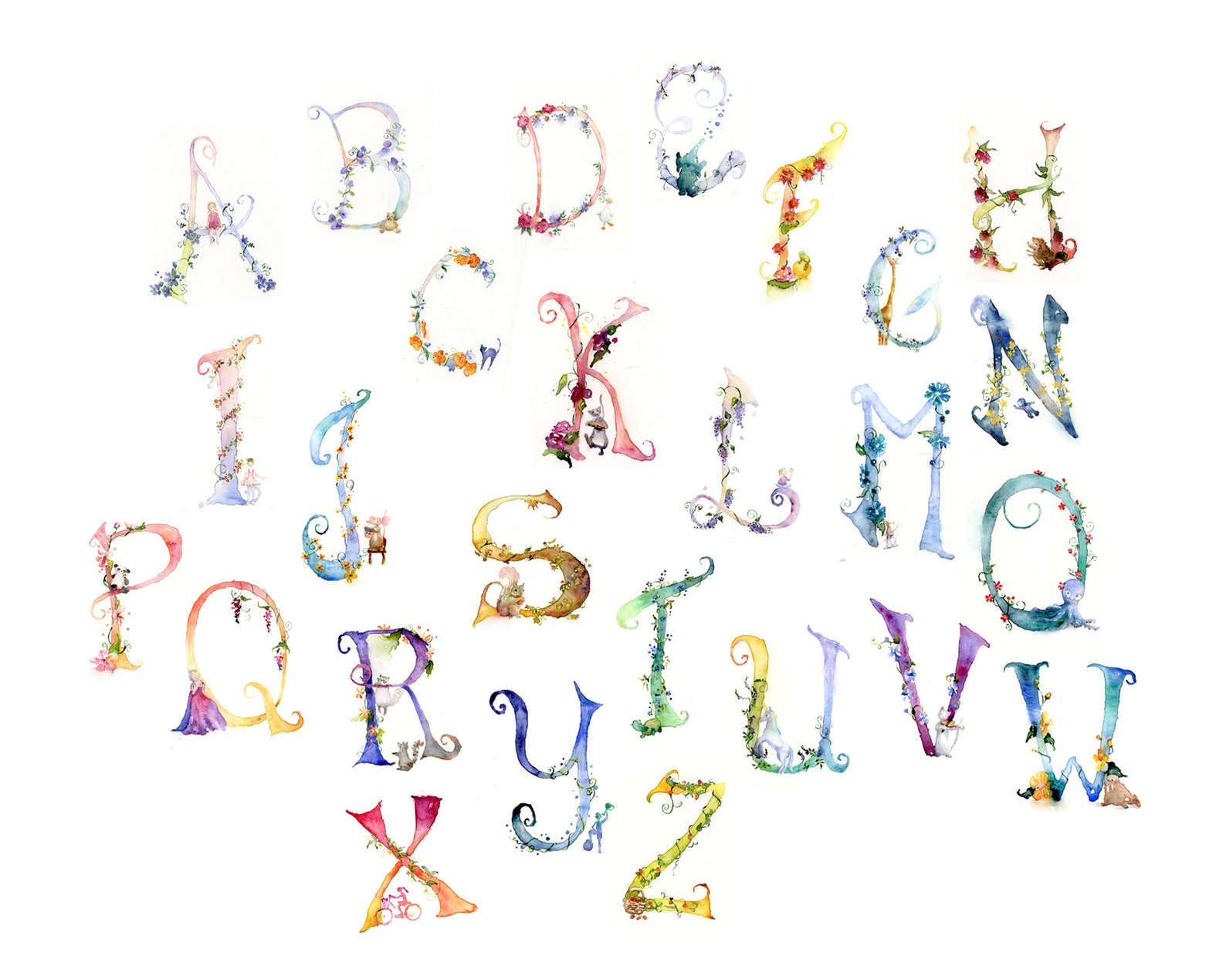 Printable Baby Print Nursery Printable Personalized Letter - Etsy