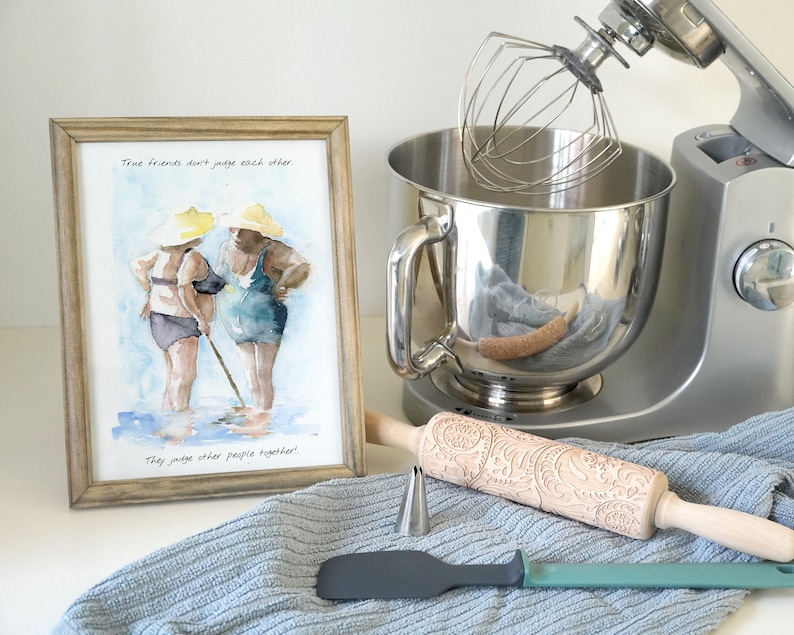 Funny Watercolor Painting Art Humor Meme Wall Art New Home - Etsy