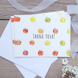 Rosh Hashana Card, Apples Card, Printable Greeting Card, Shana Tova ...