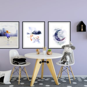 Nursery Wall Art Set, Kids Room Decor, Nursery Print Set, Nursery ...