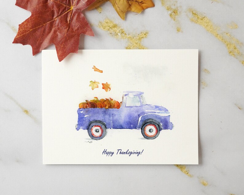 Printable Pumpkin Card, Printable Thanksgiving Card, Fall Cards, Happy ...