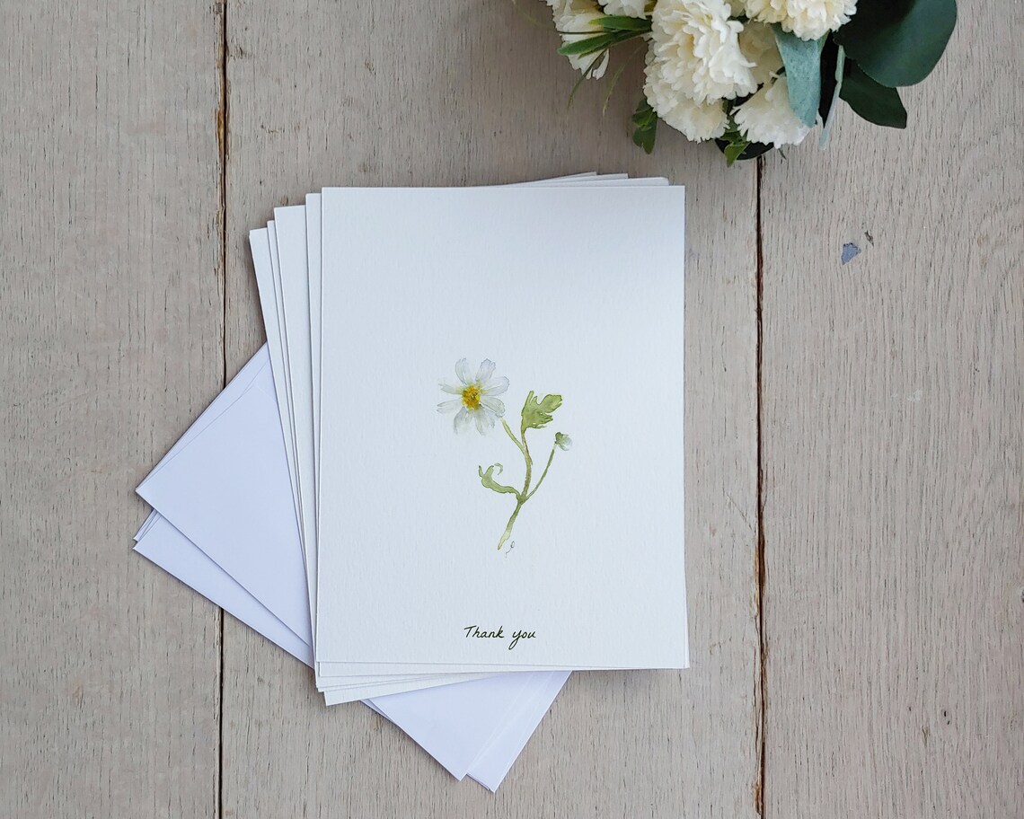 Printable Flower Card Botanical Card Floral Greeting Card | Etsy