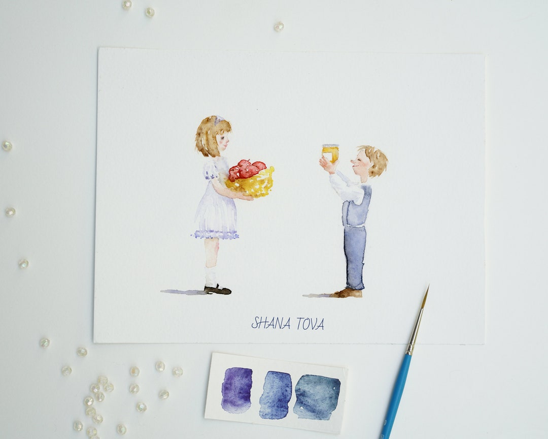 Shana Tova Greeting Card, Rosh Hashanah Card, Printable Greeting Card ...