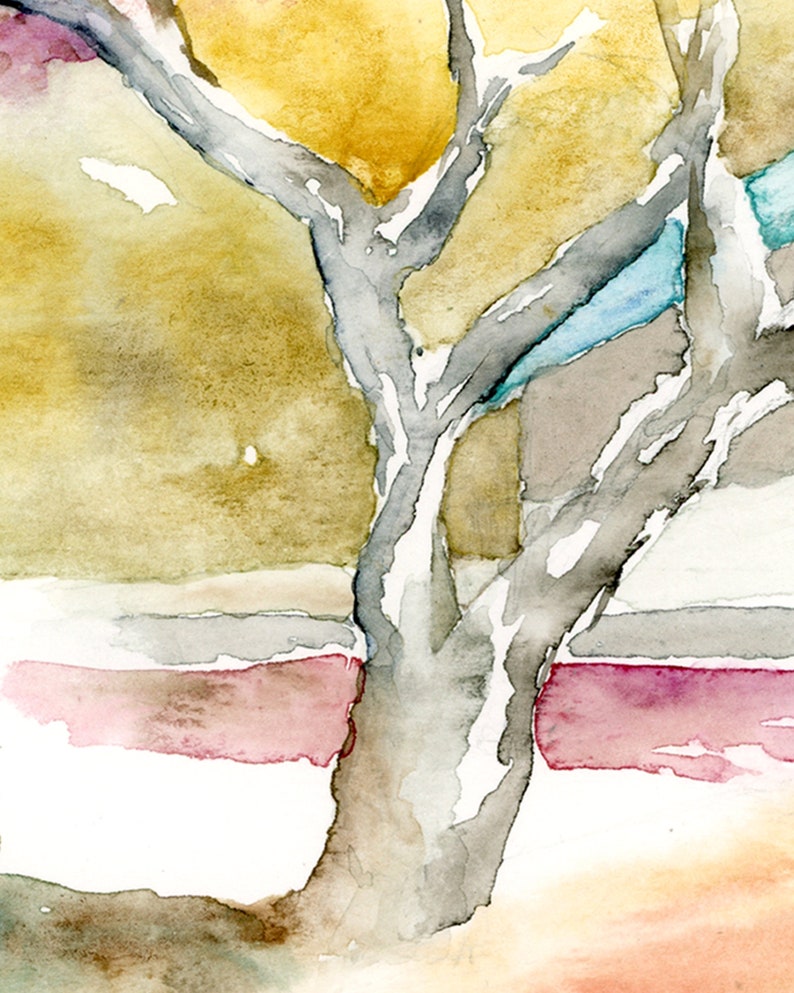 Nature Wall Art Tree Watercolor Print Watercolor Print | Etsy