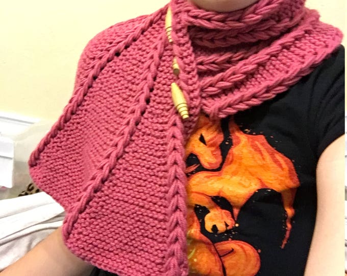 Dragon Wing Cowl (pink)) - Etsy