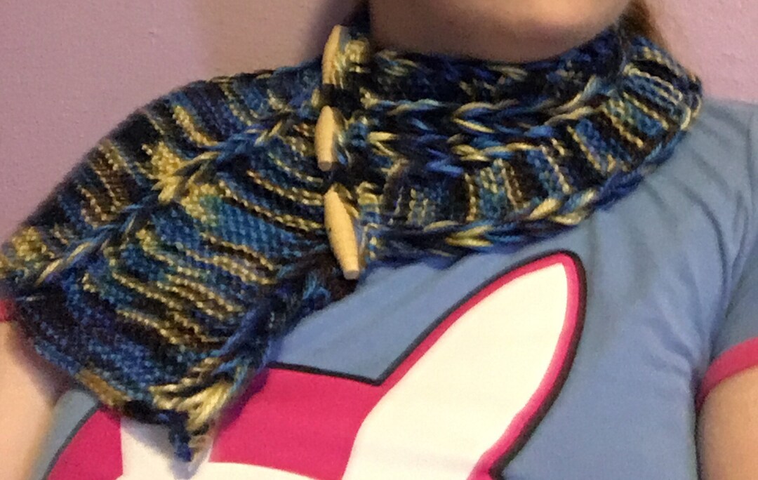 Blue and Gold Dragon Wing Cowl - Etsy