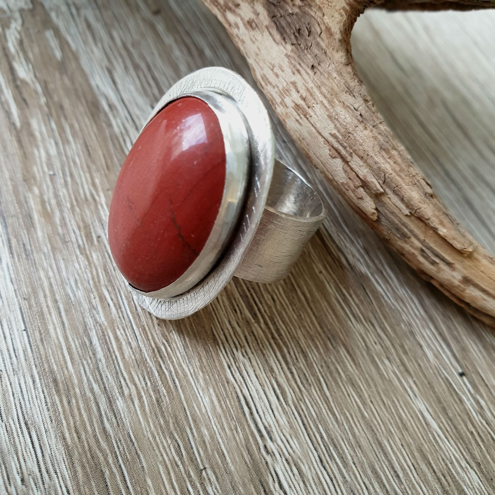 Orange Stone Ring Unique Silver Women Ring Natural Carnelian - Etsy