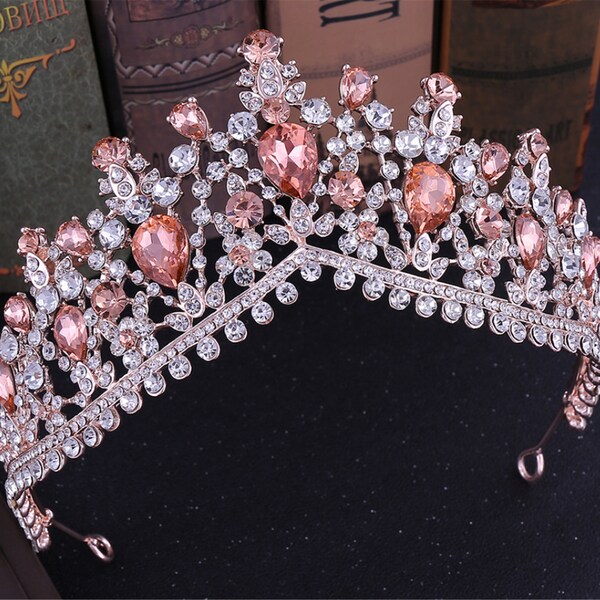 Rose Gold Tiara - Etsy Australia