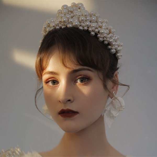 Beaded Headpiece - Etsy