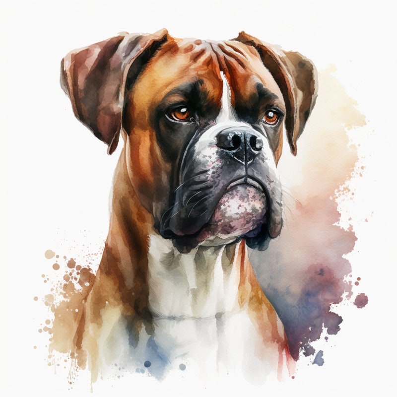 Boxer Dog Art - Etsy