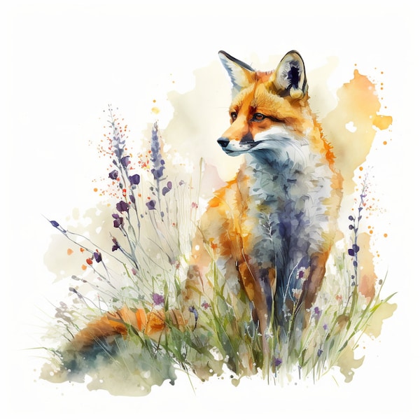 Fox Clip Art - Etsy