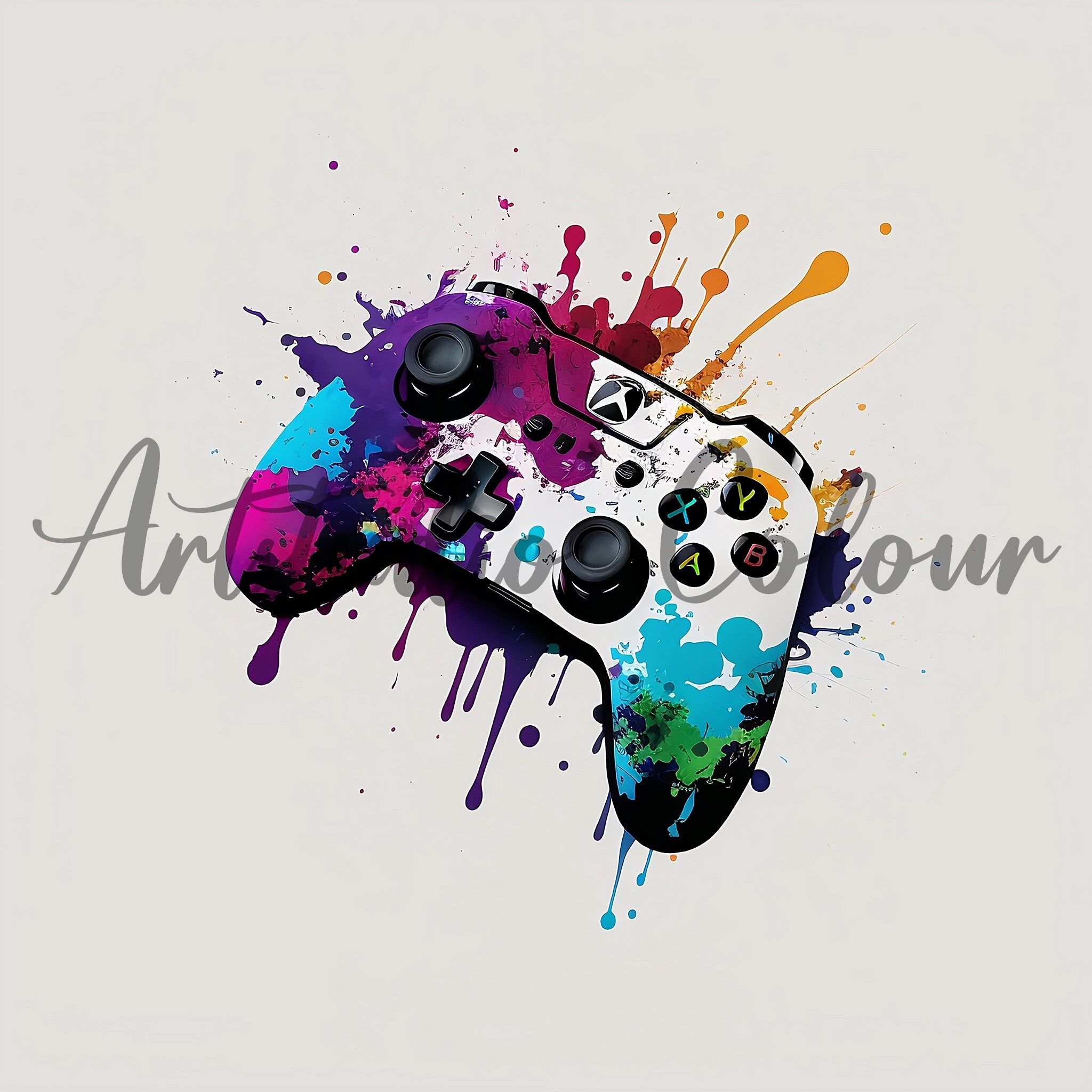 Game Controller Clipart, 15 High Quality Jpgs, Digital Download ...