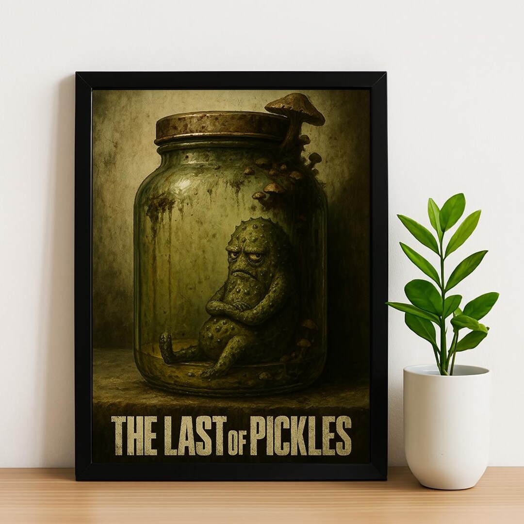 The Last of Pickles – Post-apocalyptic Art Print | Dark Humor Wall ...
