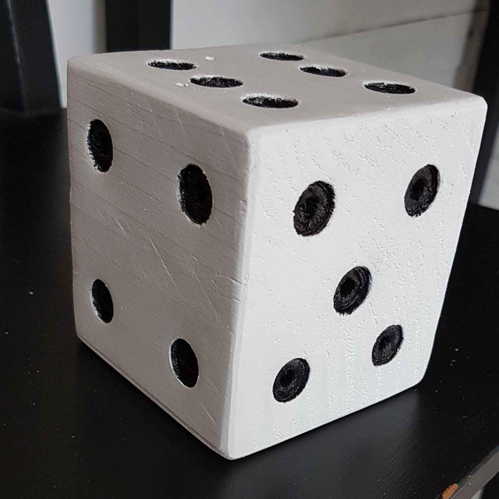 Large Wooden Dice Rustic Dice Paper Weight Handmade Dice - Etsy